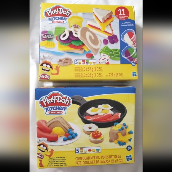 Play-Doh | Toys | Lot Of 2 New Playdoh Kitchen Breakfast Lunch ...